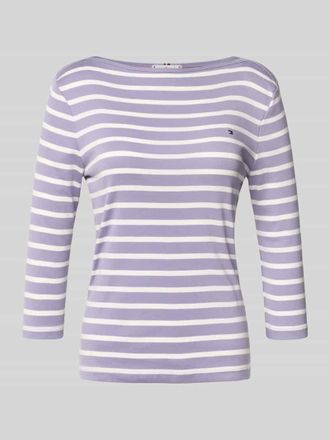Tommy Hilfiger Slim Fit 3/4-Shirt aus reiner Baumwolle