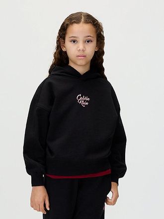 Calvin Klein Logo-hoodie - Ck Black - M&auml;dchen - 12
