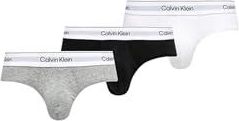 Calvin Klein 3pack Slip Grey Heather, White, Black LV00NB4388, Couleur : gris pais, blanc, noir. Dimensions : L, Taille unique