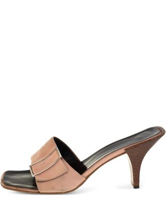 Gucci sandales en cuir à talon 85 mm - Rose