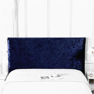 Generic Samt-Bezug F&uuml;r Bett-Kopfteil, Staubdicht, Elastisch, F&uuml;r King/Doppelbett, Schlafzimmer, Dekoration(E,120 cm)