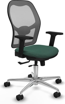 Piqueras y Crespo Gepolsterter Schreibtischstuhl mit 2D-Armlehnen, h&ouml;henverstellbare Lendenwirbelst&uuml;tze, ausgestattet mit Syncro/Traslack und injiziertem Schaumstoff, G