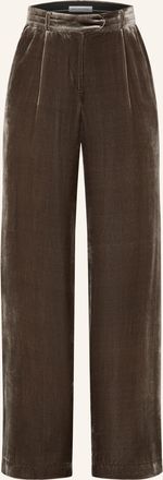 Iris Von Arnim Iris Von Arnim Marlenehose Wylma Aus Samt grau