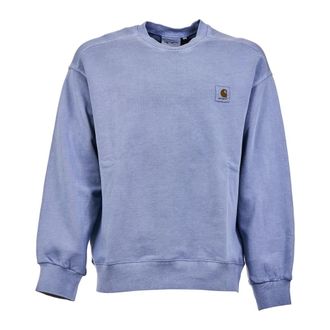 Carhartt Work in Progress Nelson Sweat - - Sweatshirts & Hoodies - Herren - Blau - XL
