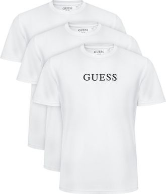 Guess T-Shirt-Set U6GG04 KCAM1 Wei&szlig; Regular Fit
