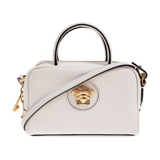 Versace Femme, Sacs, Beige, Taille: ONE Size La Medusa Leather Mini Boston Bag