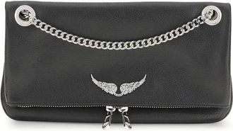 Zadig&Voltaire Femme, Sacs, Noir, Taille: ONE Size Sac &agrave; bandouli&egrave;re Rock II