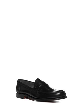Churchs Mens Loafers Pembrey Black Calf Leather