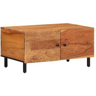 vidaXL Table basse 80x50x40 cm bois massif dacacia Vidaxl