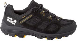 Jack Wolfskin Homme VOJO 3 TEXAPORE LOW M Chaussure de Trail, Noir / Burly Jaune Xt, 45.5 EU