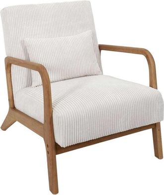 Paris Prix Fauteuil C&ocirc;tel&eacute; Design Scott 75cm Beige
