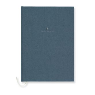 Faber-Castell 188635 - Notizbuch mit Leineneinband blau, DIN A4, 160 Seiten 100 g/m² Papier