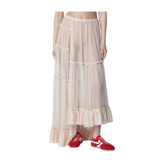 Dries Van Noten Femme, Jupes, Beige, Taille: 40 FR Sunia Skirt
