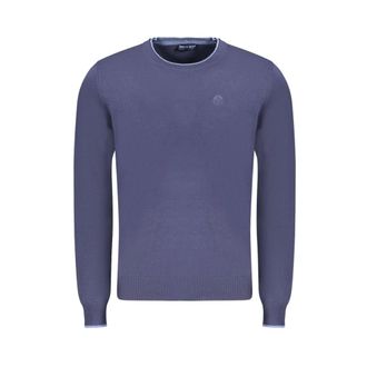 North Sails Homme, Pulls, Bleu, Taille: M Pull col rond contrastant