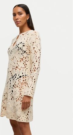 Vero Moda Coctailkleid Awalison 10342832 Beige Regular Fit