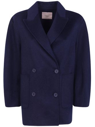 Twin-Set Coat Double Breasted Peacoat