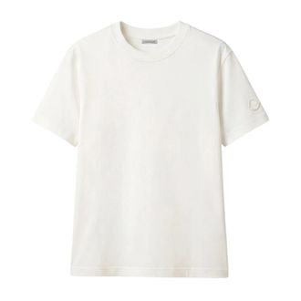 Moncler SS T-Shirt - - Tops - Damen - Beige - L