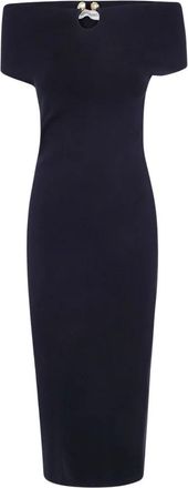 Alberta Ferretti Femme, Robes, Noir, Taille: 38 FR Robe Mi-longue
