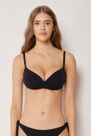 Calzedonia Super Push-up-bikinioberteil Premium Fit Schwarz