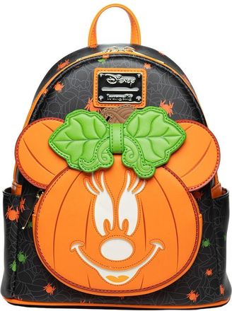 Loungefly Disney Glow in the Dark Pumpkin Minnie Mouse Damen Rucksack, Mehrfarbig, Einheitsgr&ouml;&szlig;e, Wdbk3353