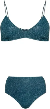 Os&eacute;ree Femme, Maillots de bain, Bleu, Taille: 38 FR Lumi&egrave;re High Waisted