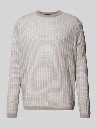 Emporio Armani Strickpullover mit Seiden-Anteil
