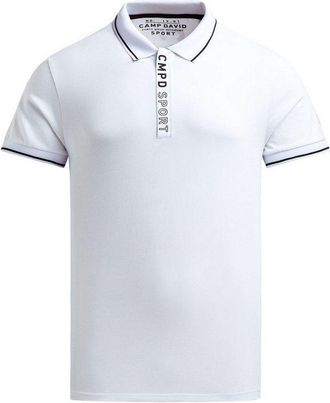 Camp David Poloshirt mit Baumwolle