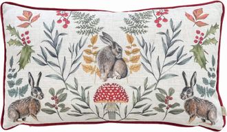 Evans Lichfield Verspiegeltes Hasen-Kissen, Polyester-Füllung