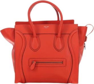 Celine Sac &agrave; main vintage Pre-owned - Femme - Pre-owned - Orange - Taille: ONE Size