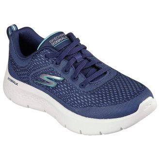 Skechers Damen Go Walk Flex CaleyGO Walk Flex Caley, Marineblauer Synthetikkorallenbesatz, 35.5 EU