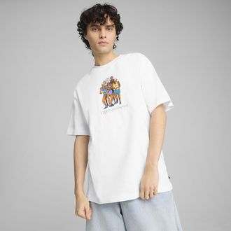 Puma GRAPHICS Marathon T-Shirt Herren, Kleidung, Wei&szlig;, XL