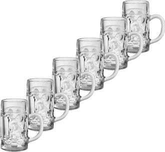 Cristalica Schnapsglas Mini-Bierkrug Partygag Wodka Junggesellenenabschied Don 6er Set 40ml