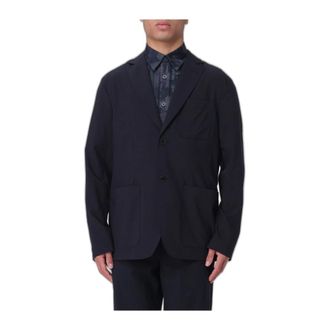 A|X Armani Exchange Einknopf-Blazer aus Viskosemischung - - Jackets - Herren - Blau - XL