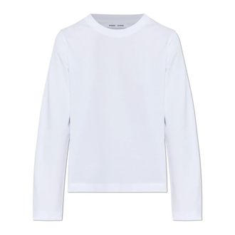 Sams&oslash;e & Sams&oslash;e Femme, Tops, Blanc, Taille: 40 FR Sacamino LS T-Shirt