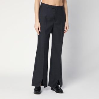 Gucci Graue Wollhose