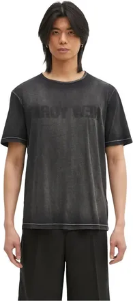 Helmut Lang Homme, Tops, Gris, Taille: M T-Chemises