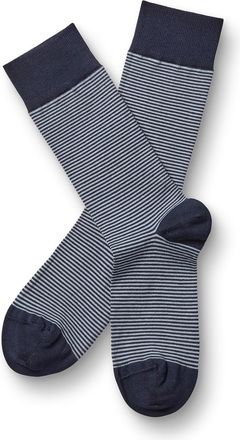 CHARLES TYRWHITT Socken mit Streifen - Marineblau & Grau