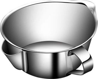 BESTONZON Fetttrennkanne Fetttrenner Edelstahl Suppen Fettabscheider Kanne 600ml Fettbehälter Topf Lagerung von Frittieröl und Speisefett Küche Behälter Restaur