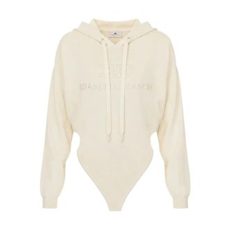 Elisabetta Franchi Kapuzen-Body - - Tops - Damen - Beige - S