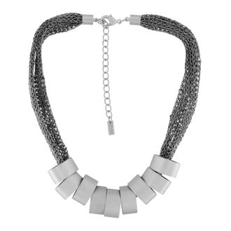 Dansk Copenhagen Nordische Multi-Ring Halskette - - Accessories - Damen - Grau - ONE SIZE