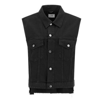 Haikure Bull Ryder Denim Weste - - Jackets - Damen - Schwarzk - S