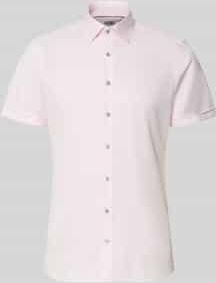 Olymp Level 5 Slim Fit Business-Hemd mit Kentkragen