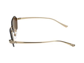 Cartier Womens Ct0636s Metal Frame Sunglasses Gold