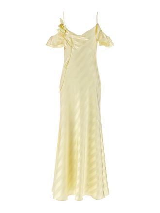 Self Portrait Maxi Robe - Jaune