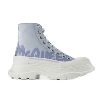 Alexander McQueen Sneakers Slick Tread Alexander McQueen Black / White Cuir