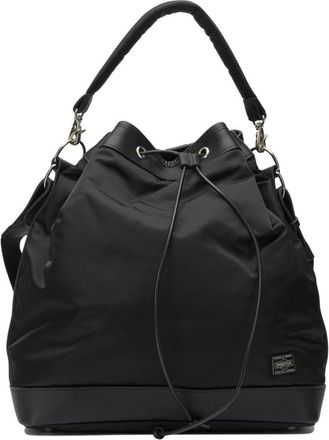Porter-Yoshida & Co. Homme, Sacs, Noir, Taille: ONE Size Sac &agrave; cordon (L)