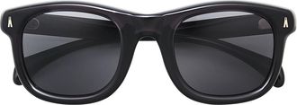 Moncler De Soleil Carr&eacute;es Noirr, Unisexe, Noir, Taille: 51
