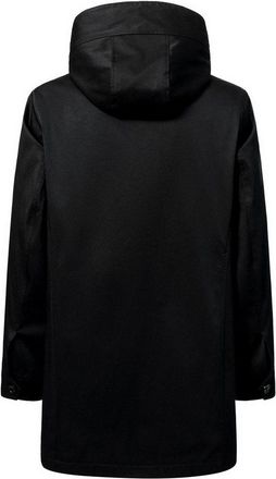 AlltheMen Trenchcoat Herren Trechcoat mit Kapuze Freizeit Regular Fit &Uuml;bergangsmantel mit Bequemem Baumwoll Mischgewebe, f&uuml;r Vielf&auml;ltige Freizeitoutfits