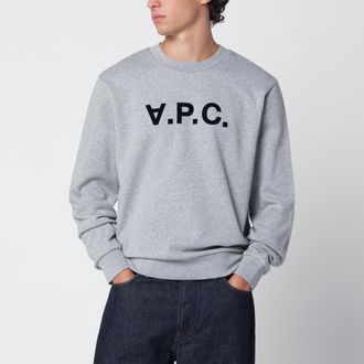 A.P.C. Standard Grand VPC graues Baumwoll-Sweatshirt