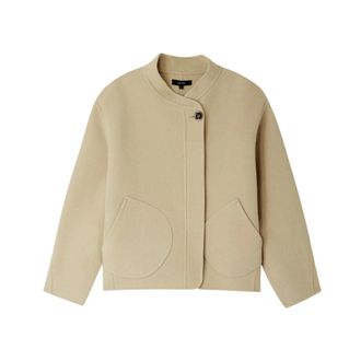 SOEUR Soeur, Femme, Vestes, Beige, Taille: 38 FR Manteau Windsor